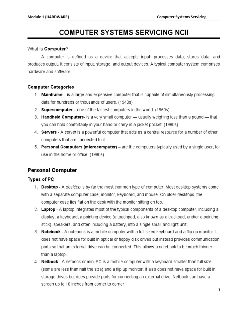 CSS Module | PDF | Computer Hardware | Personal Computers