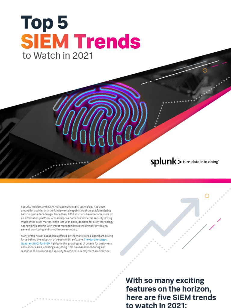 Top 5 Siem Trends To Watch in 2021 | PDF | Cloud Computing | Computing