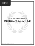 ASME Section V Article 4 Overview | PDF