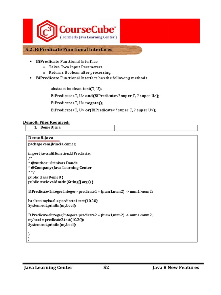 Java8 New Study Guide | PDF | Parameter (Computer Programming) | Subroutine