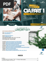 CIA - Part 1 - Unit 1 - Session 1-2 | PDF | Internal Audit | Audit