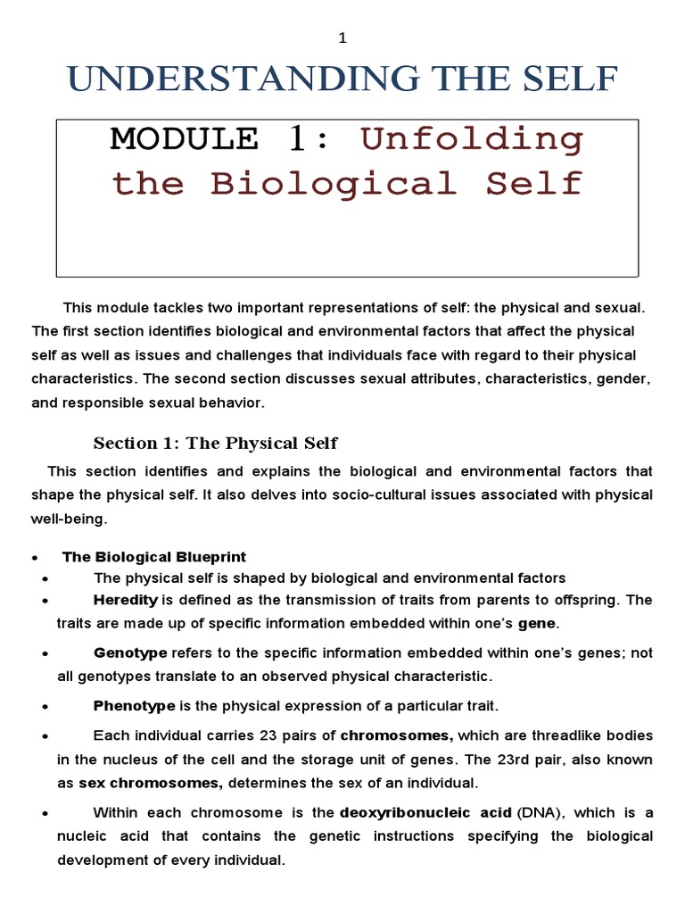 UNDERSTANDING THE SELF - Module 2 | PDF | Sexually Transmitted ... UNDERSTANDING THE SELF - Module 2 | PDF | Sexually Transmitted ...