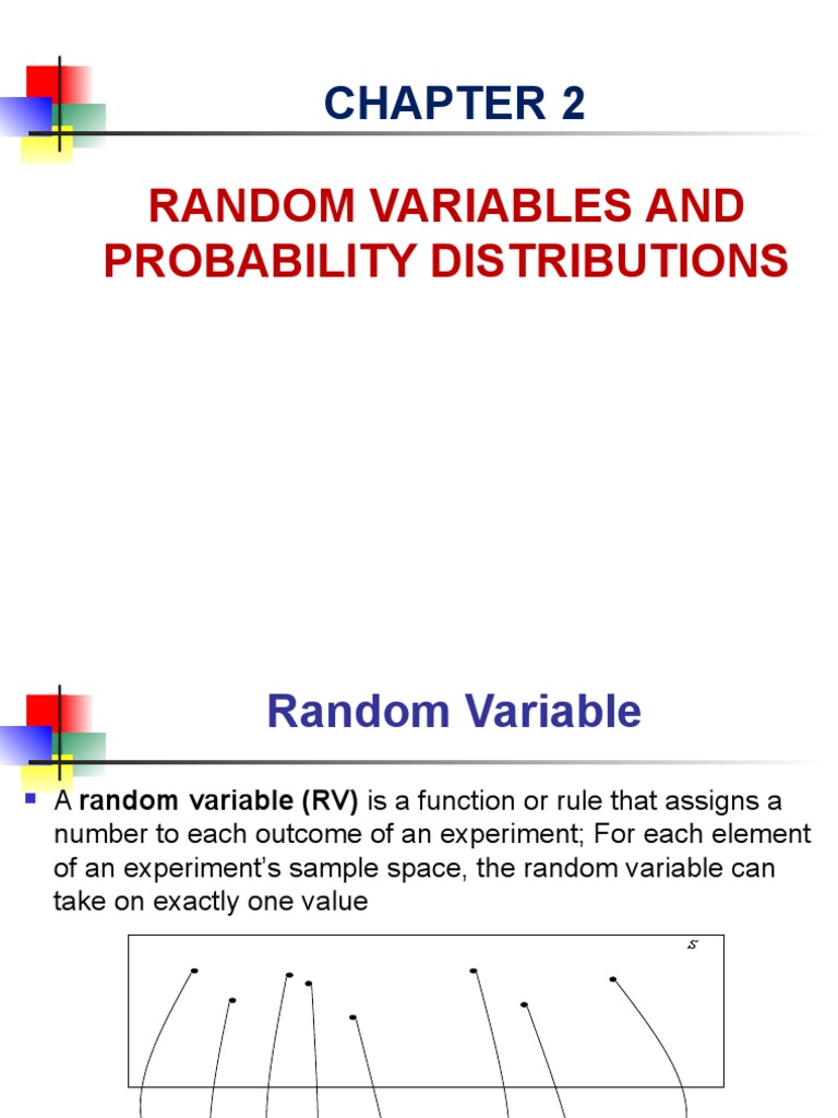 CHAPTER 2. Random Variables and Probability Distributions | PDF ...