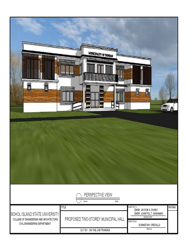 Perspective View: Rating: Title: Engr. John Pol T. Igagamao Engr ...