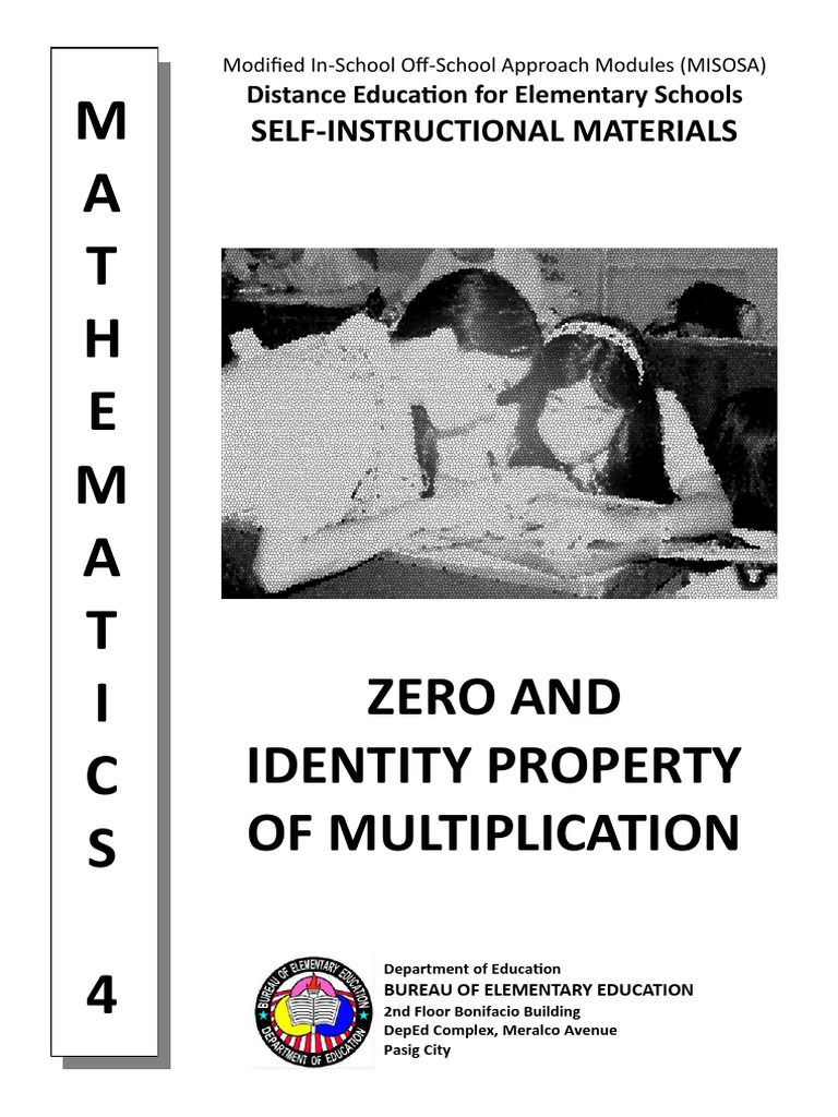 Zero and Identity Property of Multiplication | PDF