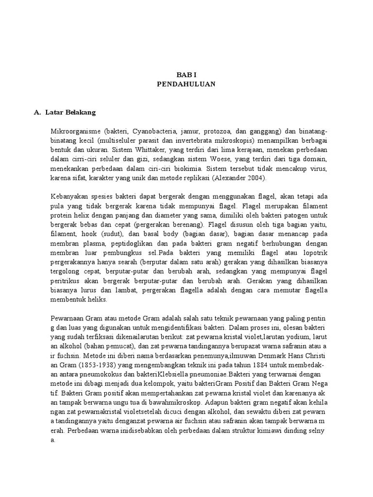 Pengamatan Bakteri: Metode dan Hasil | PDF | Sains & Matematika