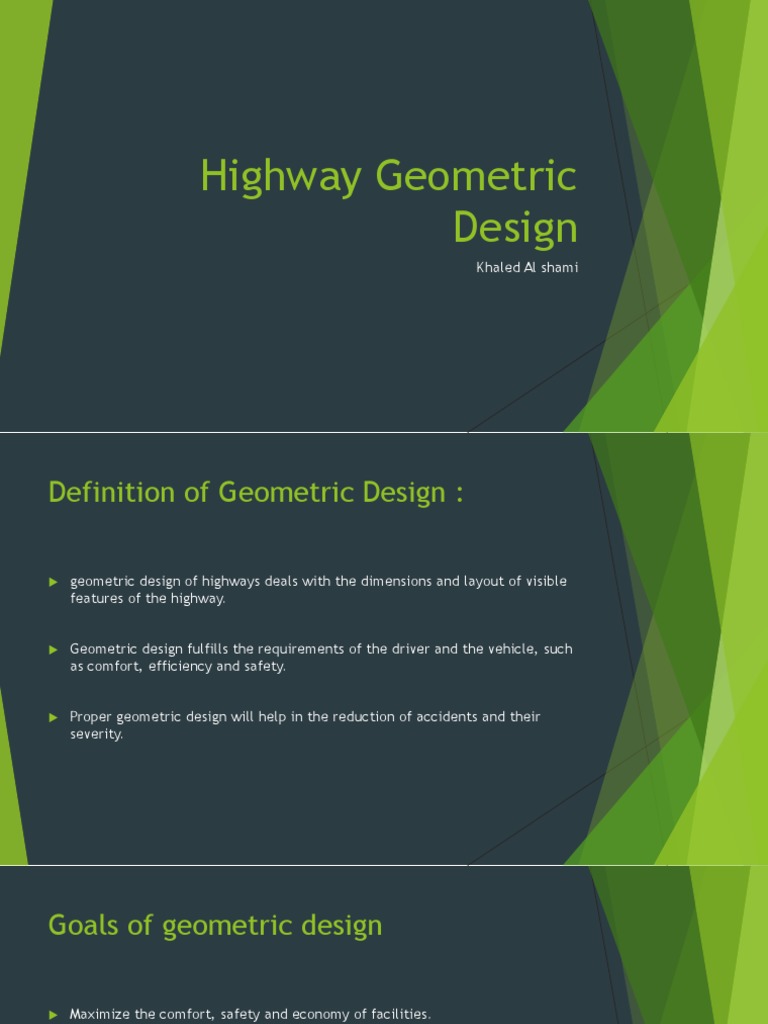 Highway Geometric Design | PDF | Road | Road Surface