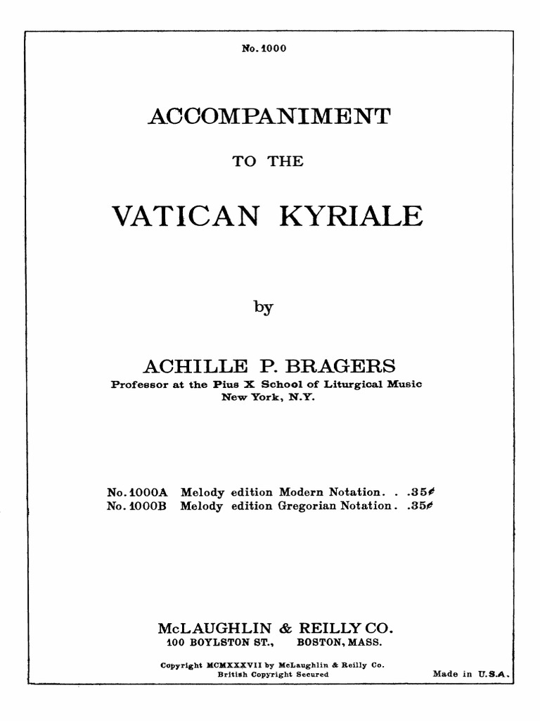 Bragers Kyriale | PDF