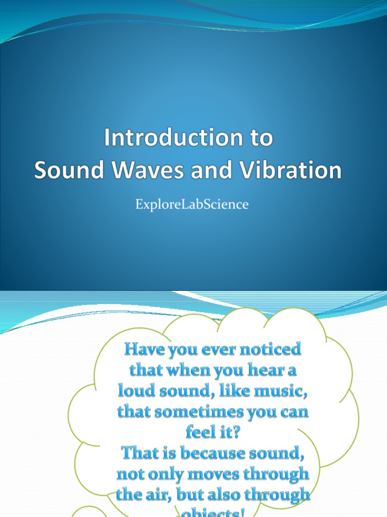 Sound Waves and Vibration 606400 7 | PDF | Sound | Waves