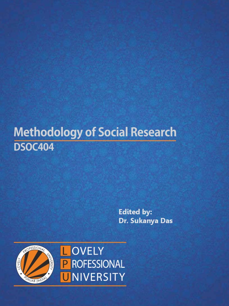 Dsoc404 Methodology of Social Research English | PDF | Science ...