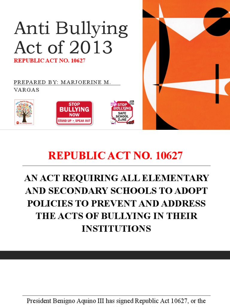 Anti-Bullying Act of 2013 Overview | PDF | Bullying | Cyberbullying