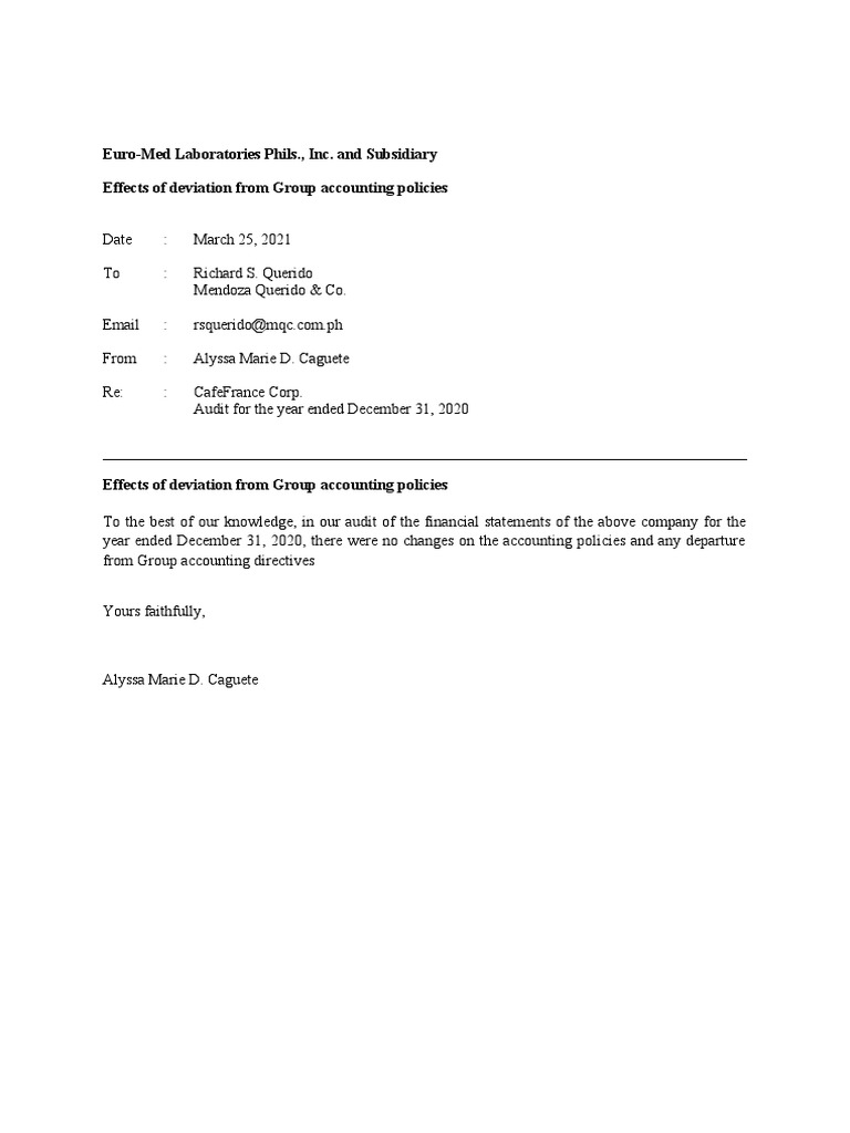 NIL Effects of Deviation - CafeFrance | PDF | Business