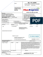 Format of B/L - B/L Draft: Place of Receipt by Pre-Carriage | PDF
