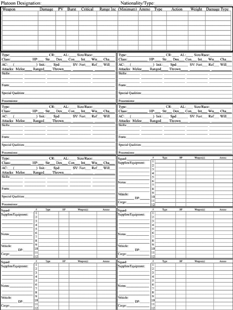 Infantry Platoon Tracker 144ppi | PDF