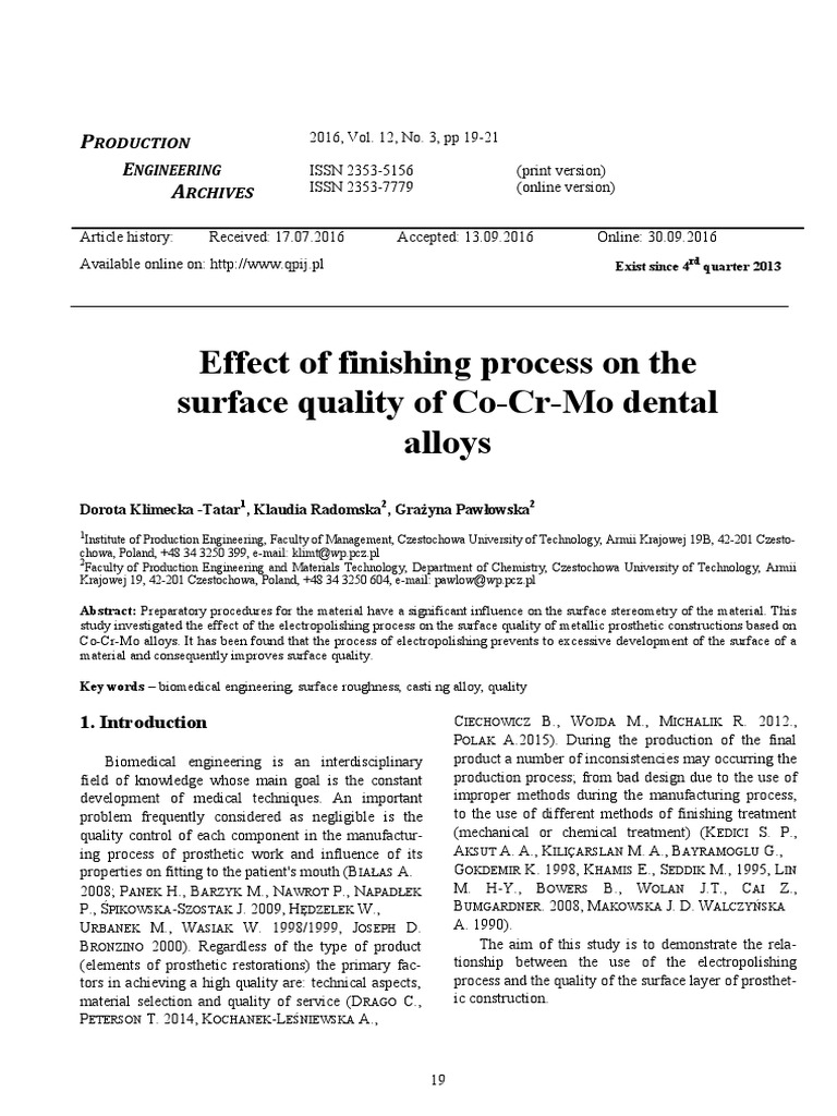 Vol. 12 No 3 - 05. D. Klimecka-Tatar K. Radomska G. Pawłowska | PDF ...