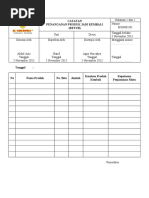 Checklist Penerimaan Barang | PDF