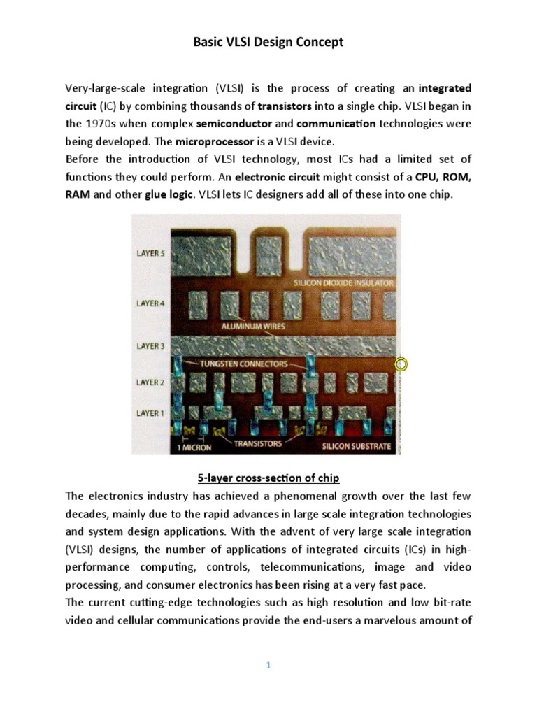 Basic VLSI Design Concept | PDF | Hardware Description Language ...