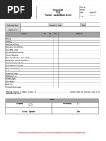 TLB Daily Checklist | PDF | Vehicles | Manufactured Goods