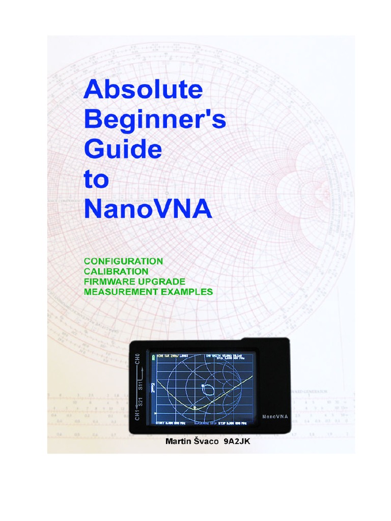 Absolute Beginner Guide NanoVNA v1 6 | PDF | Chart | Computing