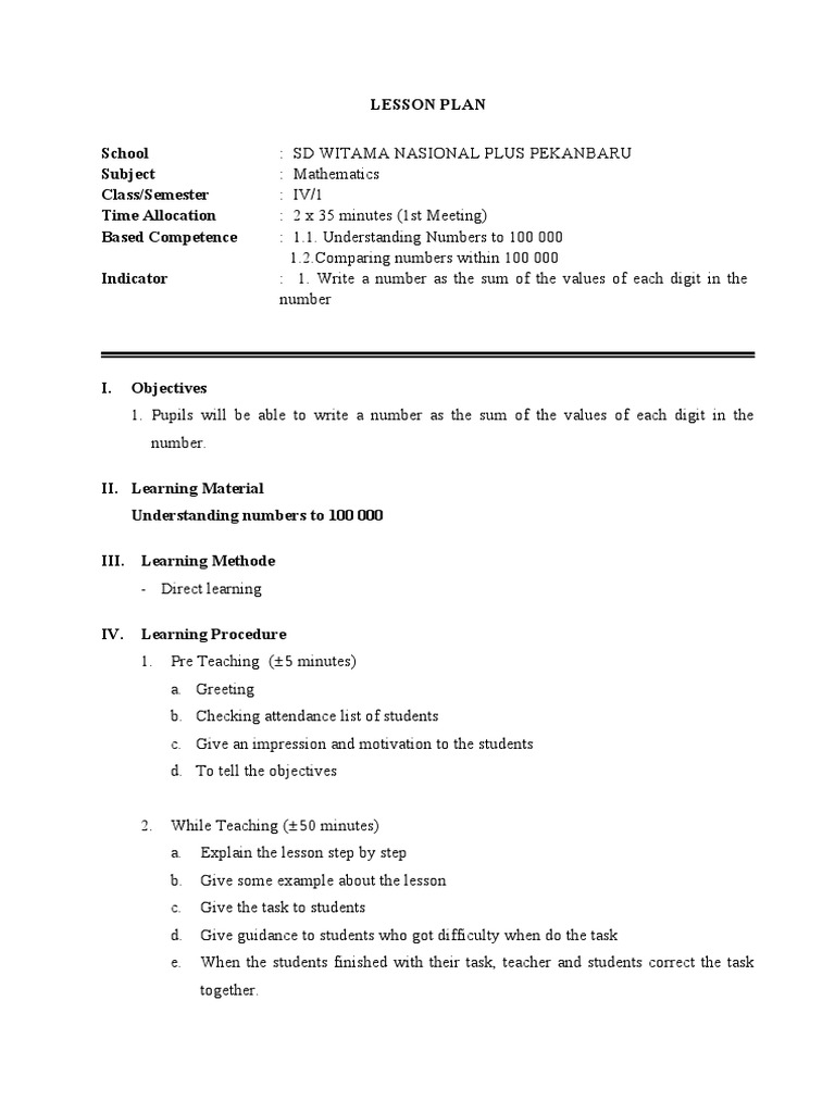 2016 Lesson Plan Primary 4 Term 1 | PDF | Lesson Plan | Teachers