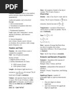 General Physics Notes 1st Sem 1 | PDF | Matter | Physics