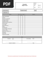 C03.Safety Inspection Checklist For Backhoe Loader (JCB) | PDF | Technology & Engineering