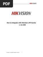 Hikvision HikCentral Platform & OpenAPI 1.7 Integration Guide | PDF ...