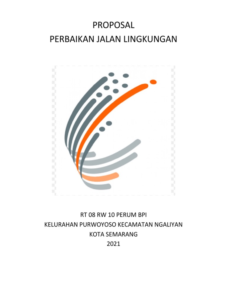 PROPOSAL Perbaikan Jalan | PDF