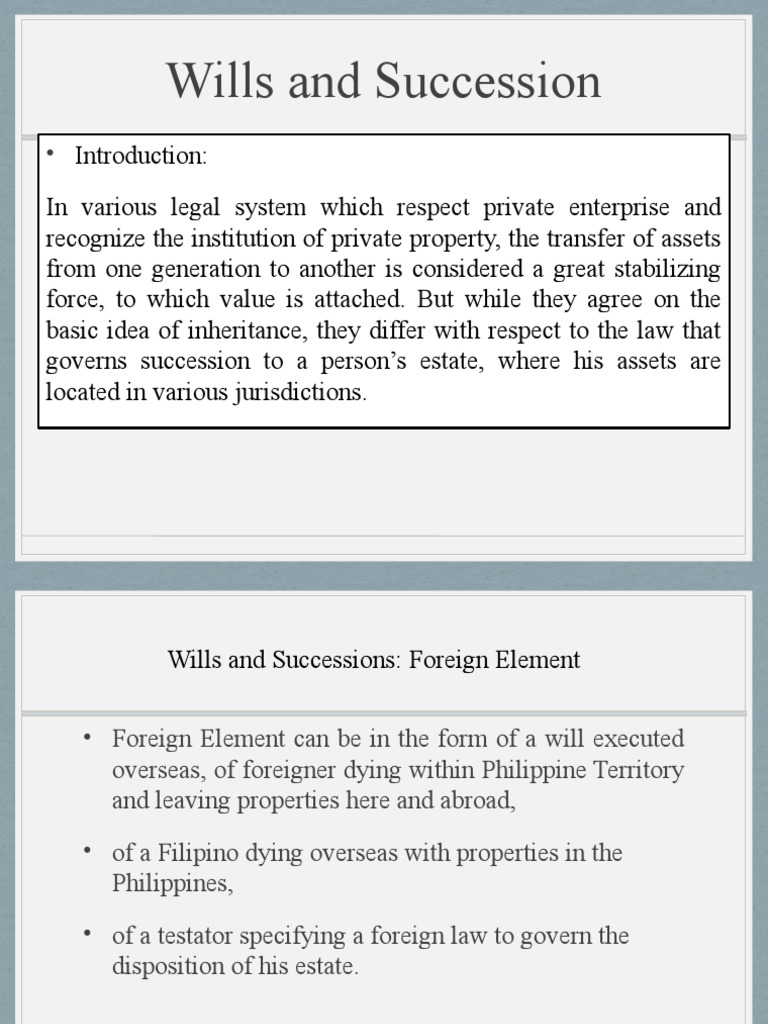 Wills and Succession 2 | PDF | Will And Testament | Probate
