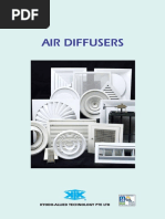 Diffusers Catalogue | PDF | Diffusion | Duct (Flow)