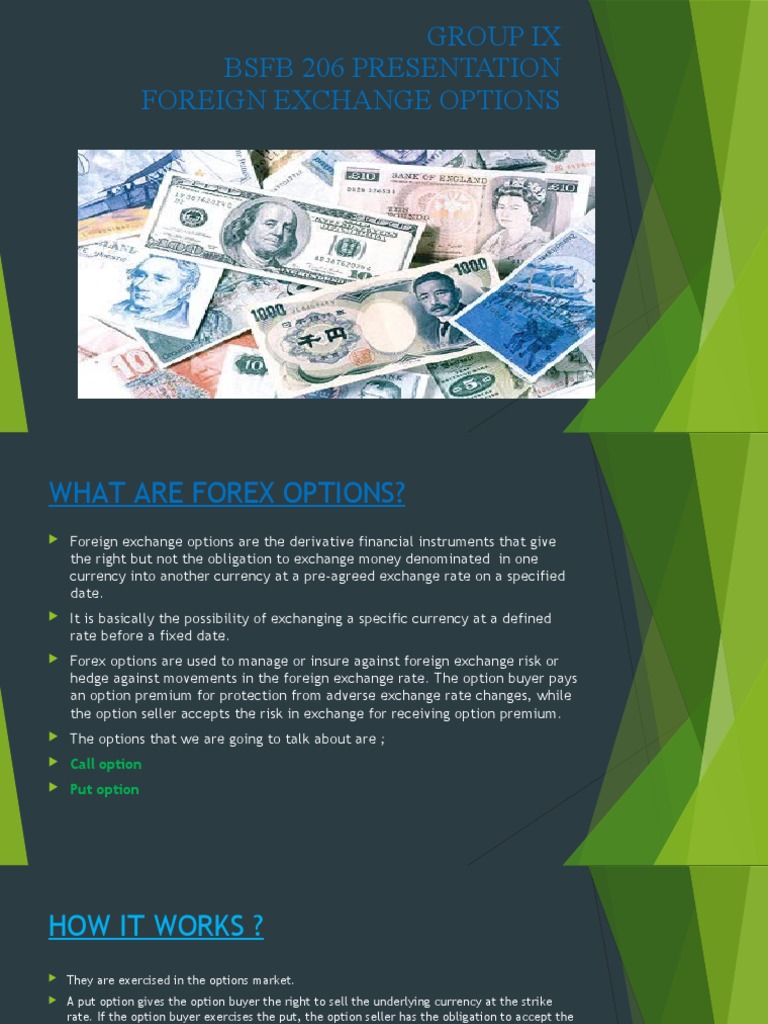 Foreign Exchange Options | PDF | Option (Finance) | Foreign Exchange Market