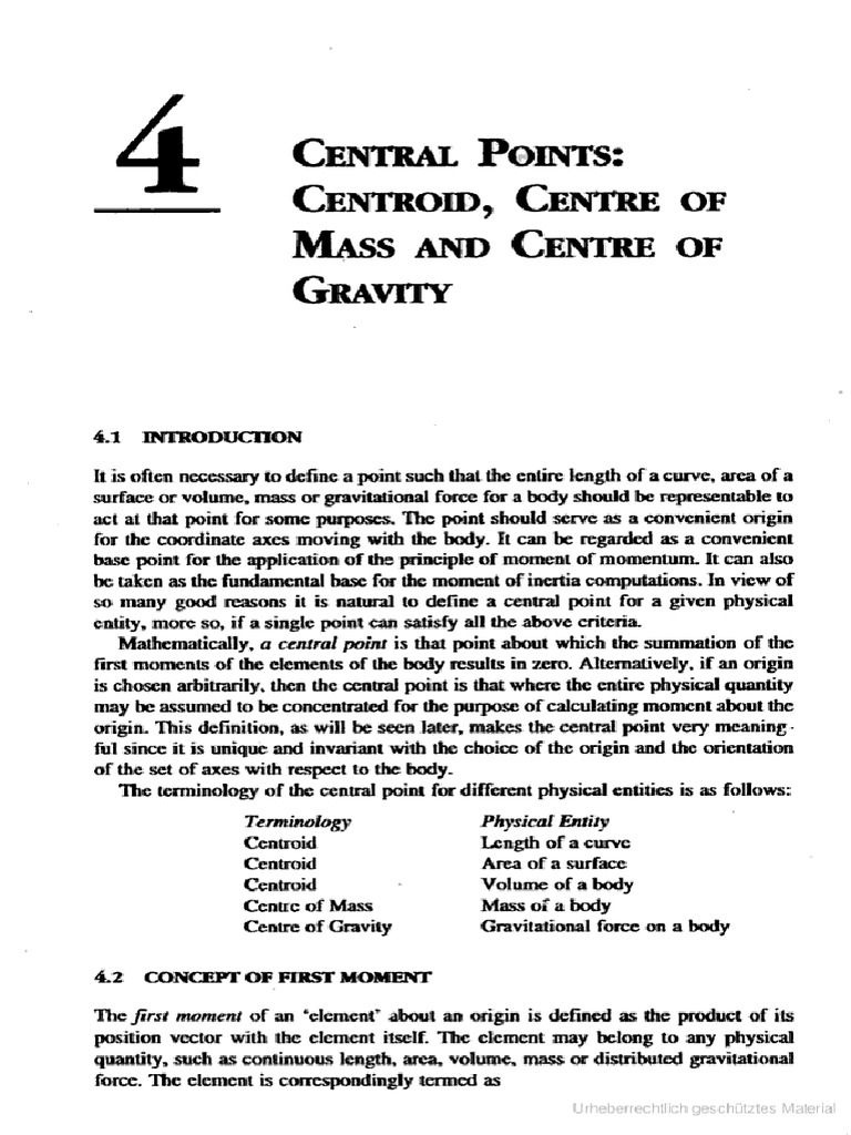 Centroid Engineering Mechanics by Kumar | PDF