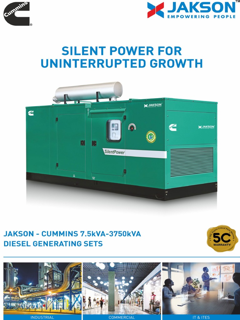 Jackson Diesel Generator Set | PDF