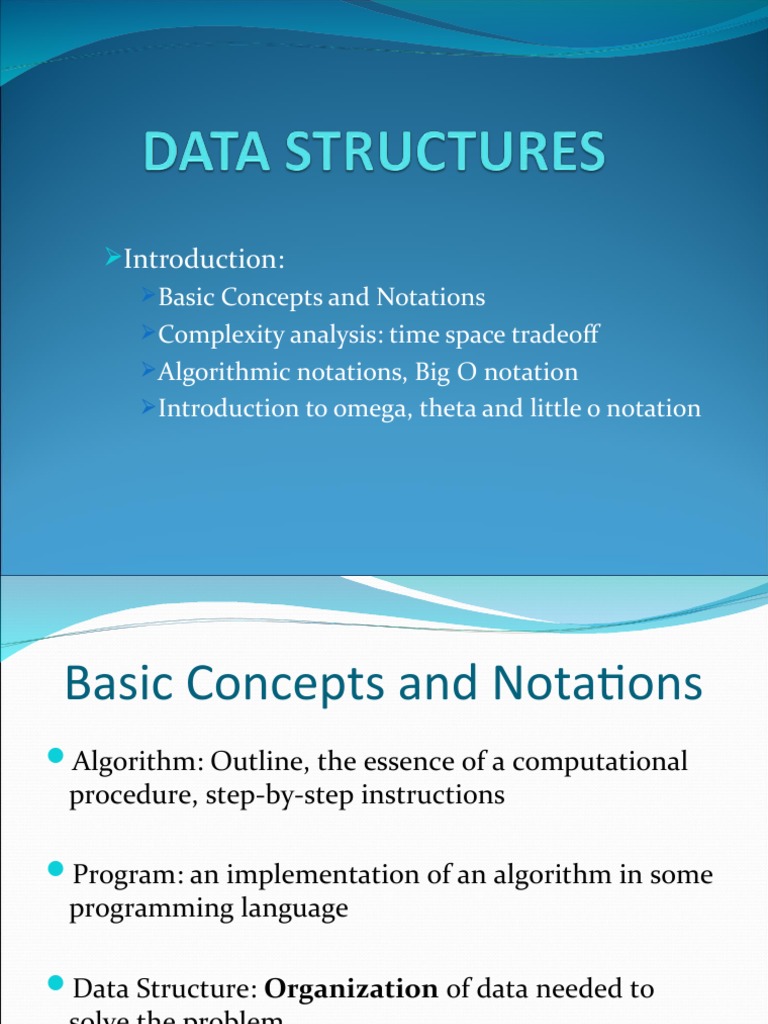 Basic Data Structure | Download Free PDF | Algorithms | Computer Data ...