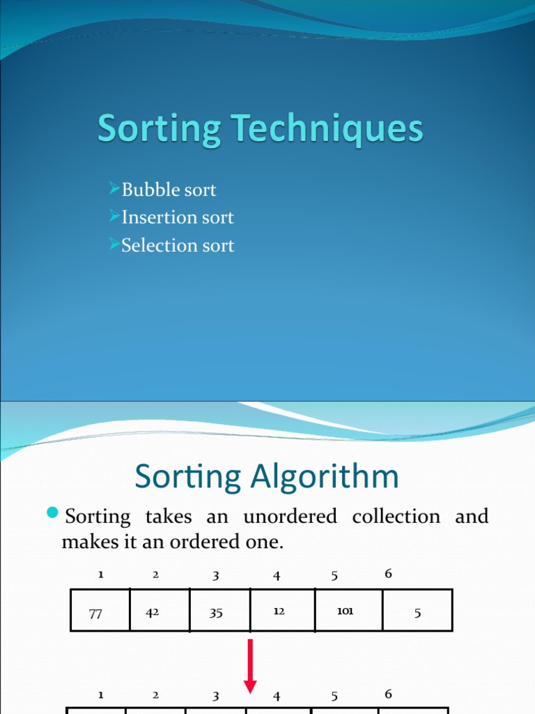 Bubble Sort Insertion Sort Selection Sort | PDF | Computer Science | Mathematical Logic