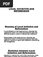Local Recall, Initiative, Referendum Guide | PDF | Initiative | Voting