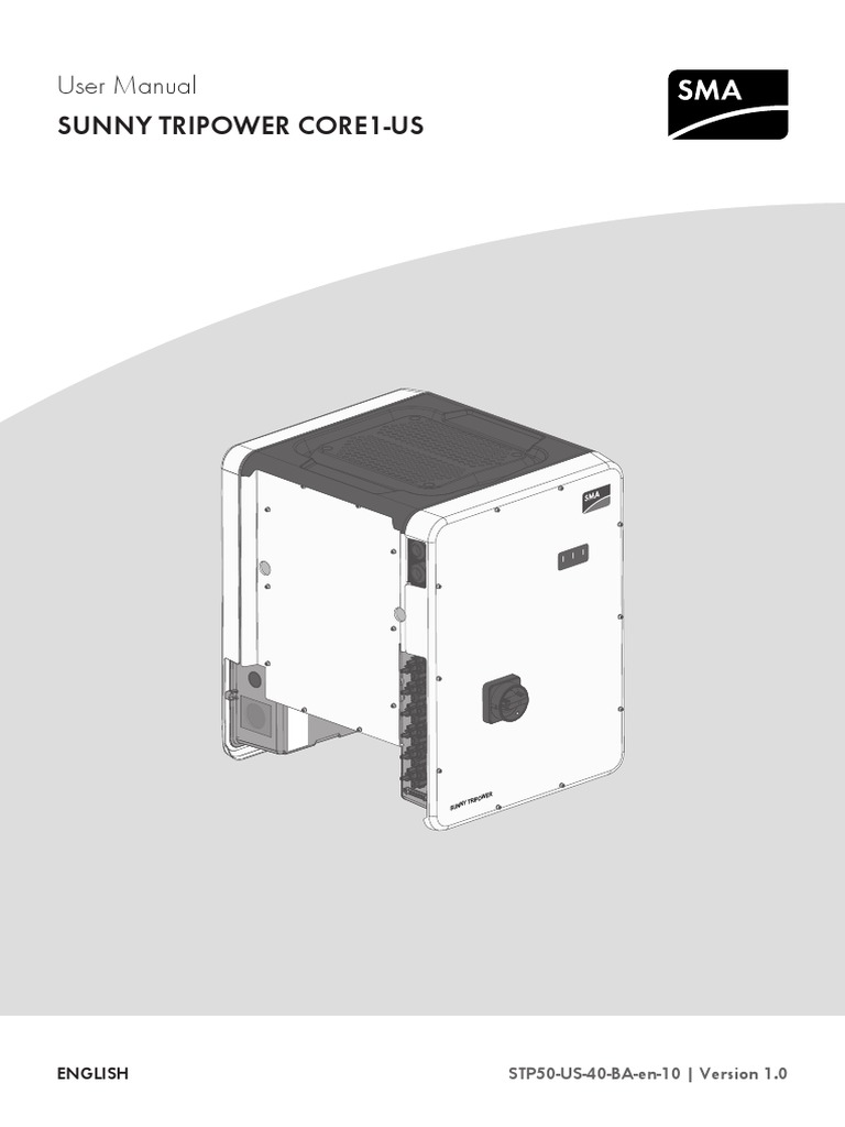 Sunny Tripower Core1-Us: User Manual | PDF | Computer Network | World ...