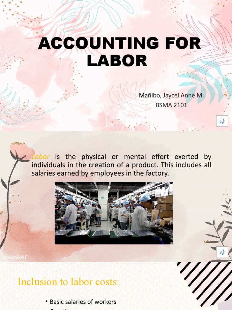 Accounting For Labor | PDF