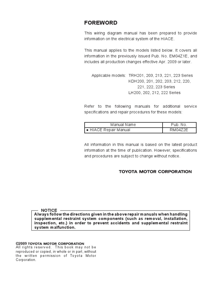 BMC Hiace | PDF | Electrical Wiring | Electrical Connector