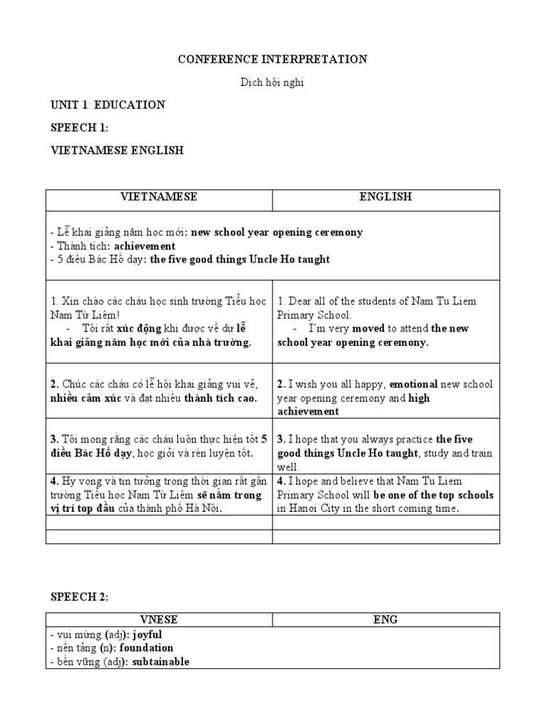 Conference Interpretation | PDF