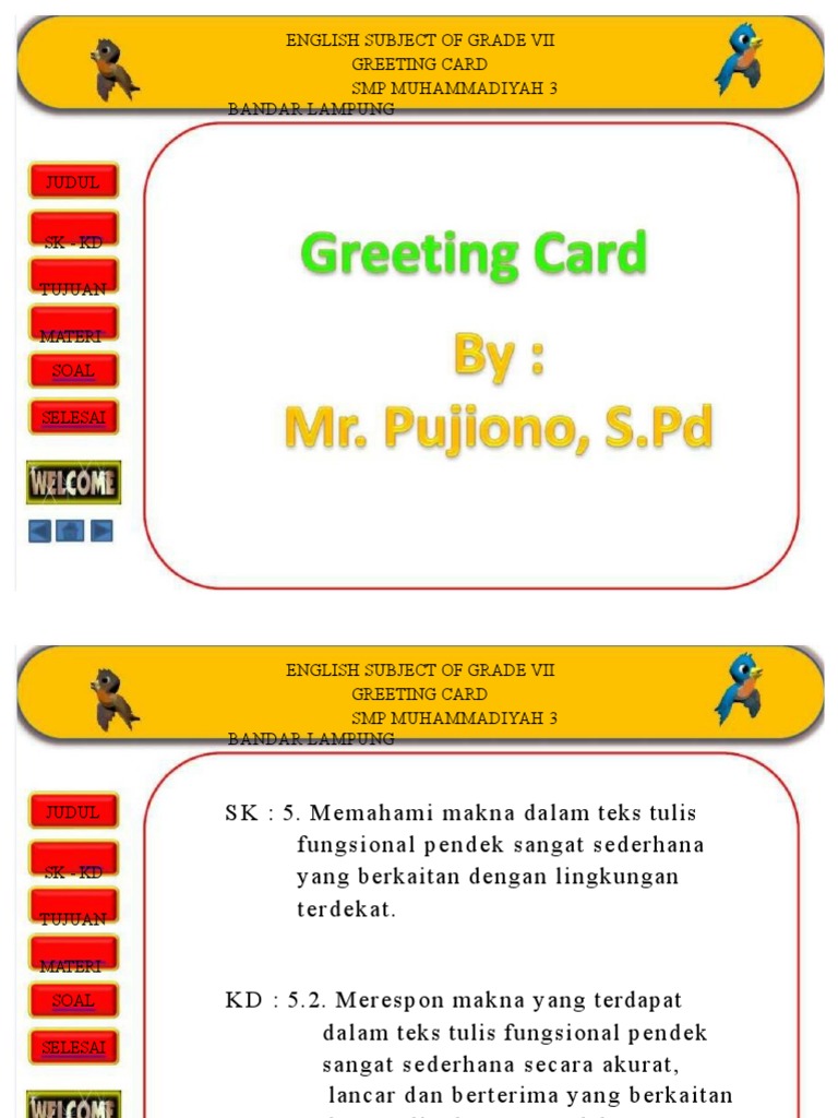 (PDF) PPT Greeting Card | PDF