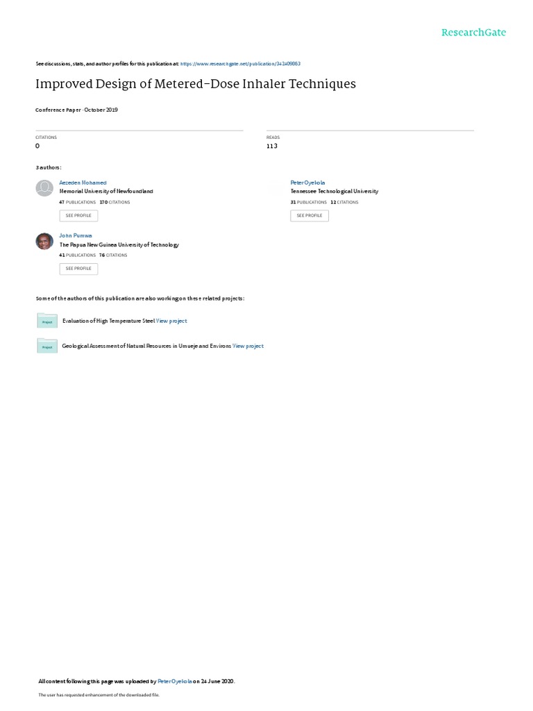 MDI Versus DPI in Industry | PDF