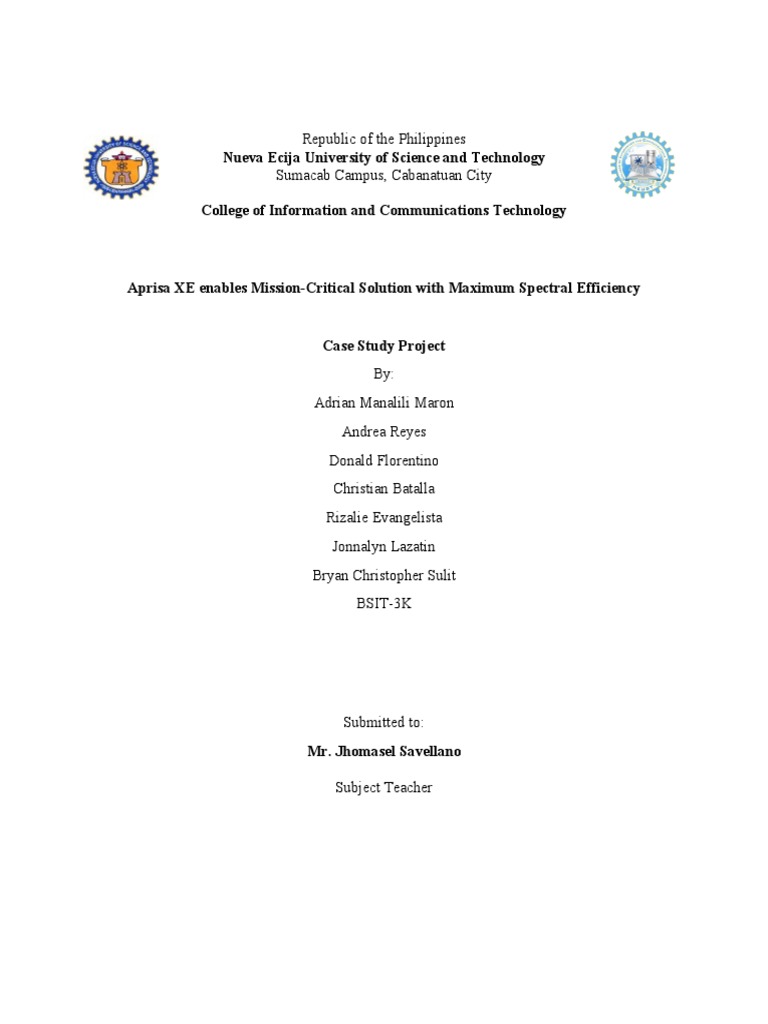 Case Study Maron BSIT 3K | PDF | Information Security | Computer Network