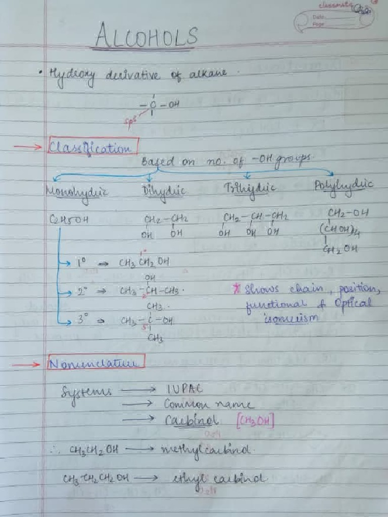 Alcohols | PDF | Organic Chemistry | Chemistry