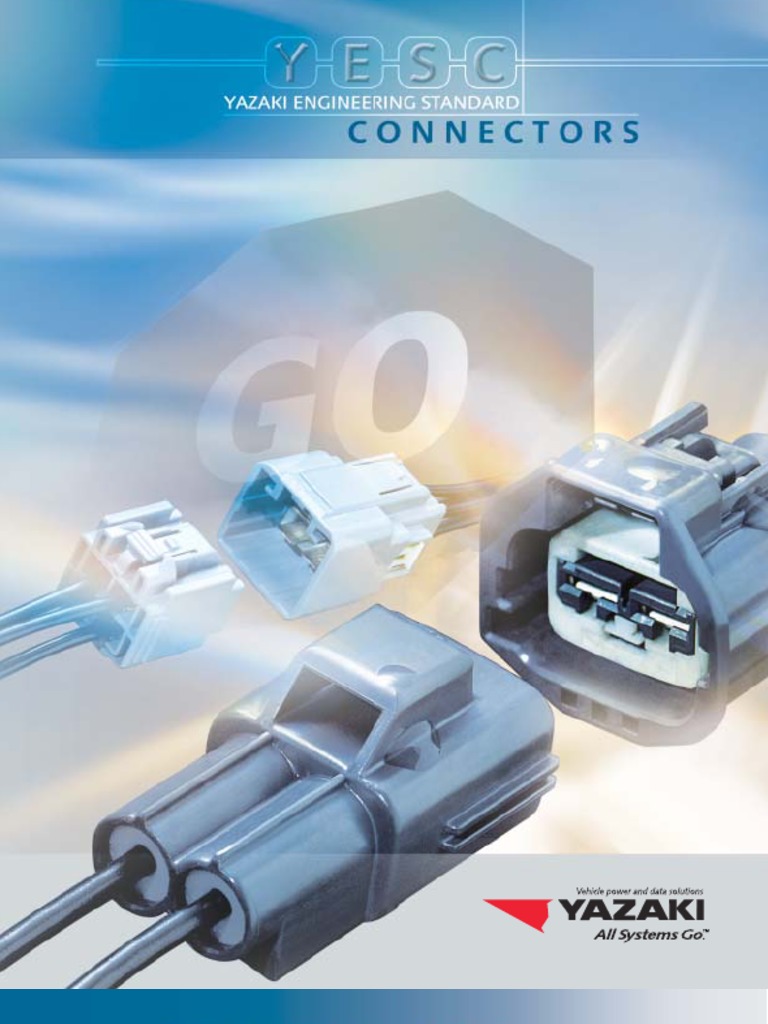 Yazaki Standard Connectors | PDF | Electrical Connector | Electrical Resistance And Conductance