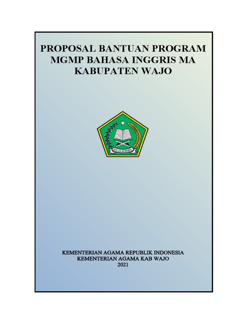 Contoh Proposal MGMP Matrik Baru-1 | PDF | Karier & Perkembangan | Ilmu ...