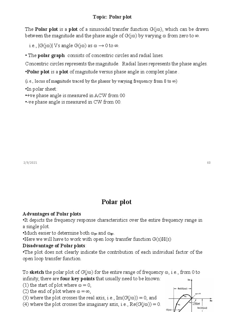 Polar Plot, Nyquist Plot | PDF | Systems Theory | Mathematical Objects