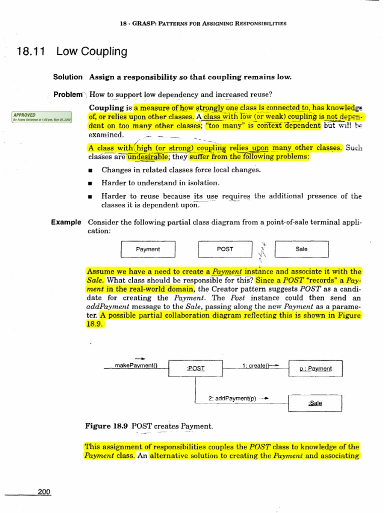 Low Coupling and High Cohesion Principles | PDF | Inheritance (Object ...