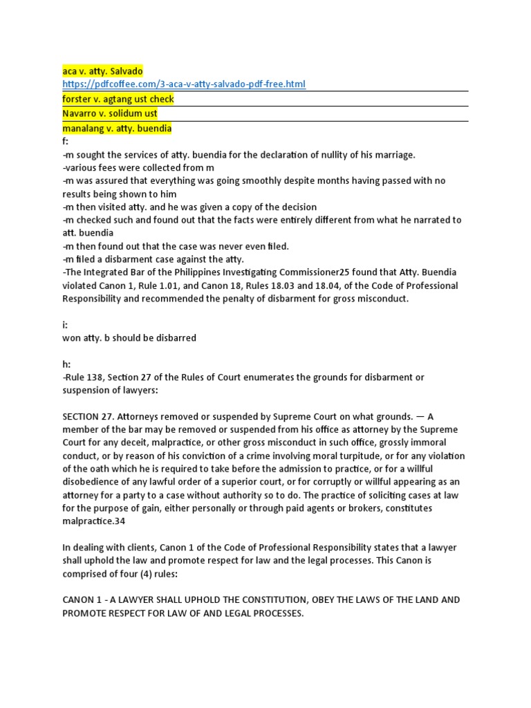 Disbarment of Attorney for Gross Misconduct, Dishonesty, and Deceit in ...