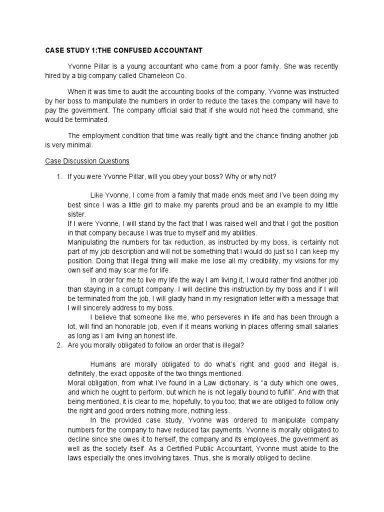 Case Study 1 | Download Free PDF | Integrity | Swot Analysis